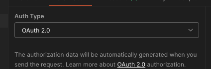 How to setup OAuth 2.0 authentication in Postman for CGI REST API.