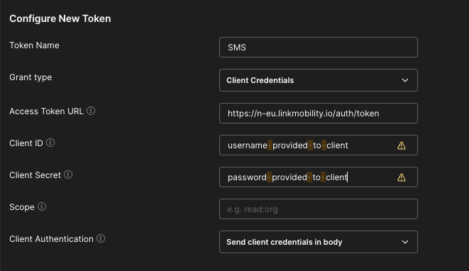 How to setup OAuth 2.0 authentication in Postman for CGI REST API.